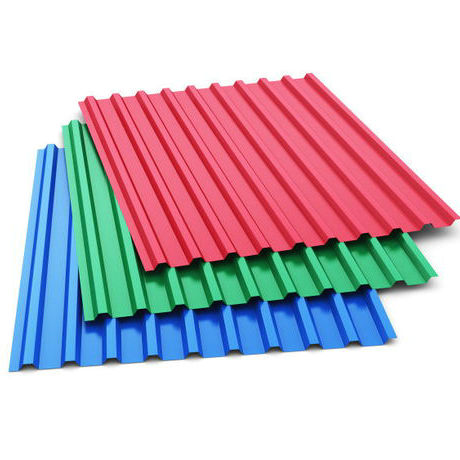 Color coated corrugated sheet