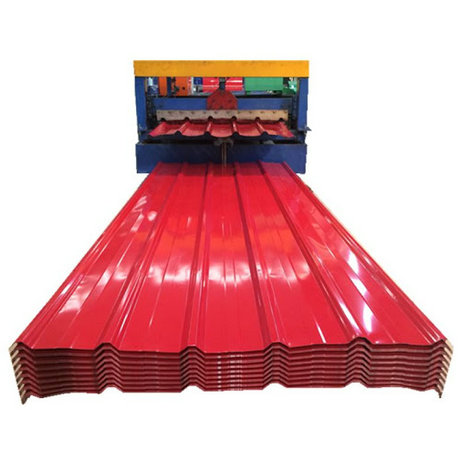 Color coated corrugated sheet